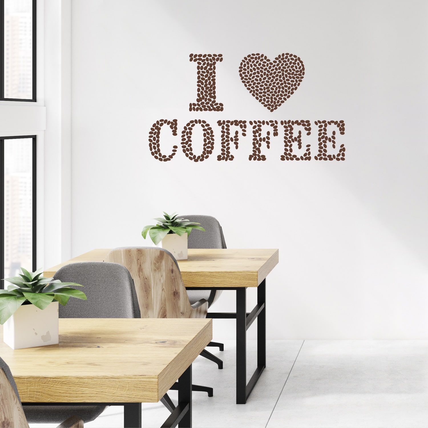 Sticker I Love Coffee - Stickrs